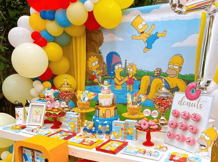 Fiesta temática los Simpsons | Partfy.com